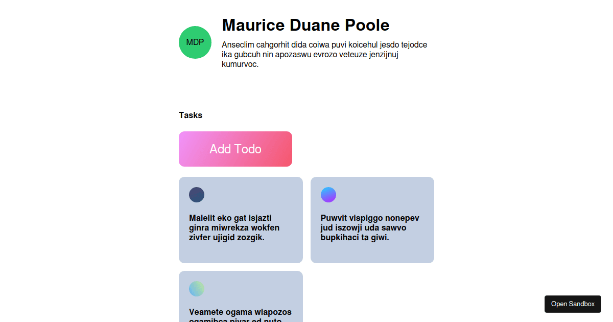 todo-animation - Codesandbox