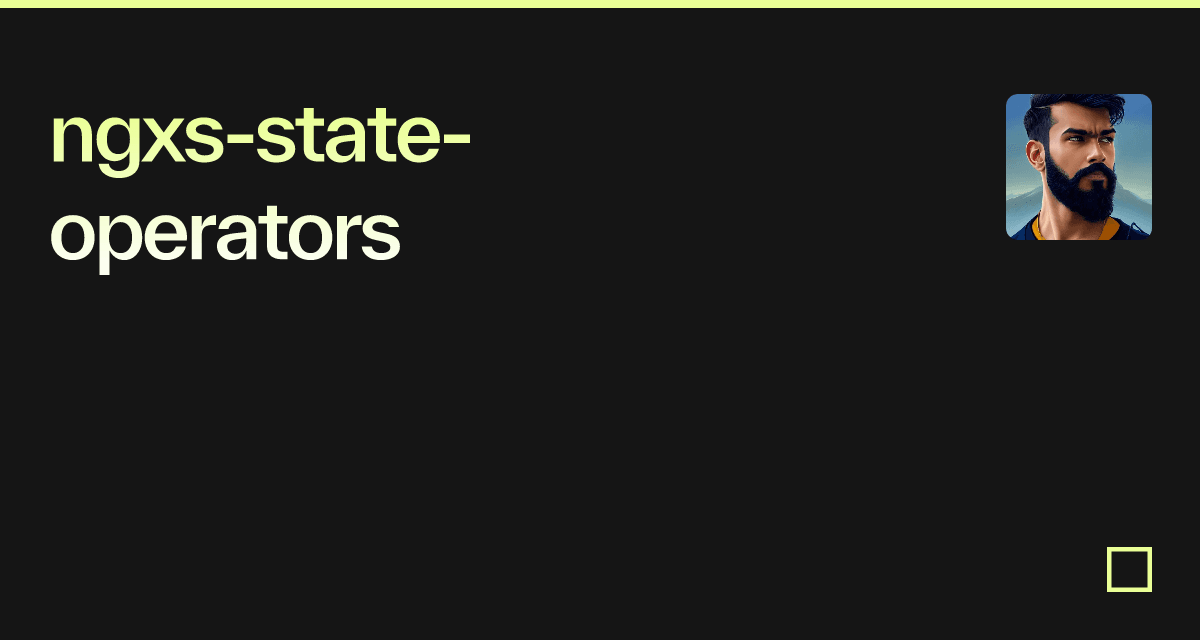 ngxs-state-operators - Codesandbox