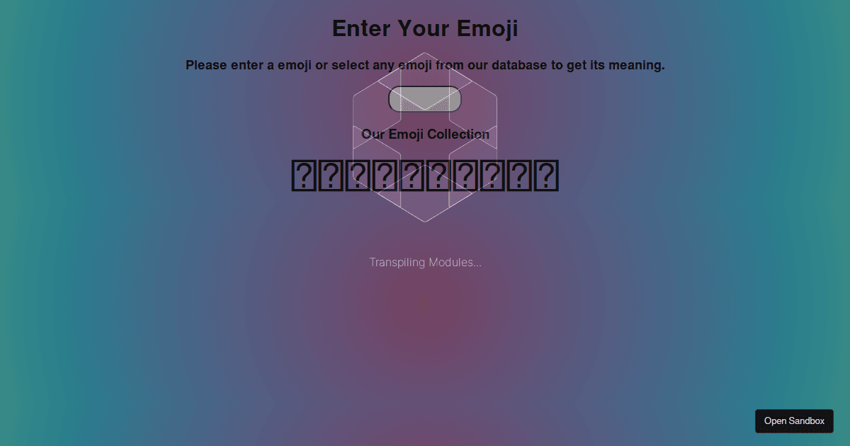 Neog Class 5 Emoji App Css Codesandbox