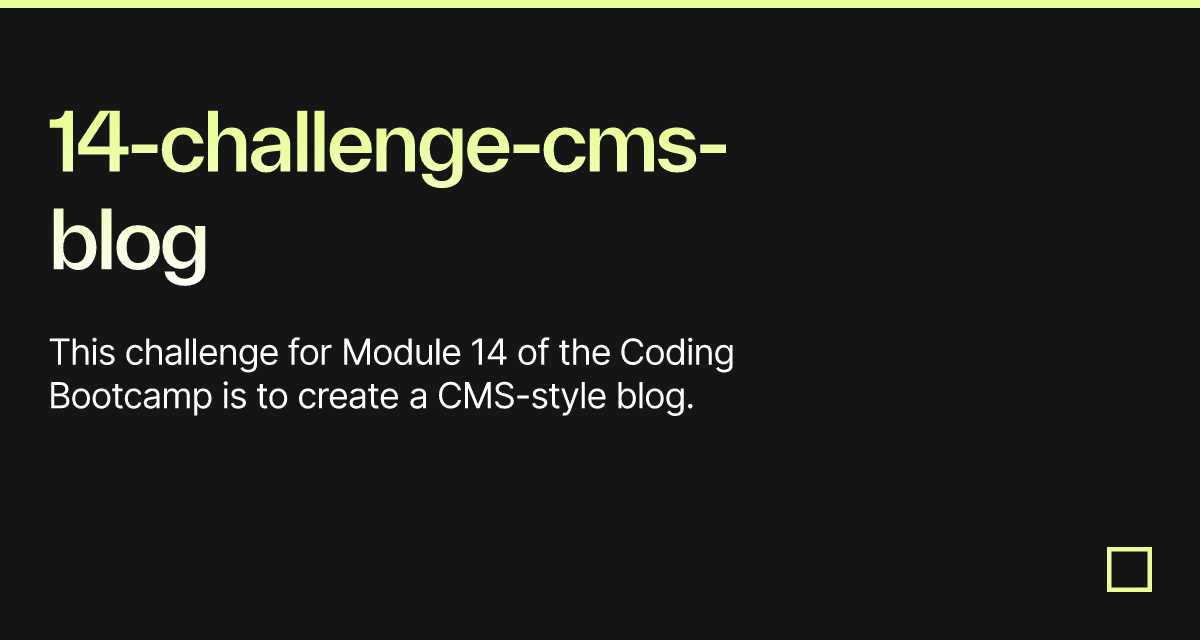 14-challenge-cms-blog - Codesandbox