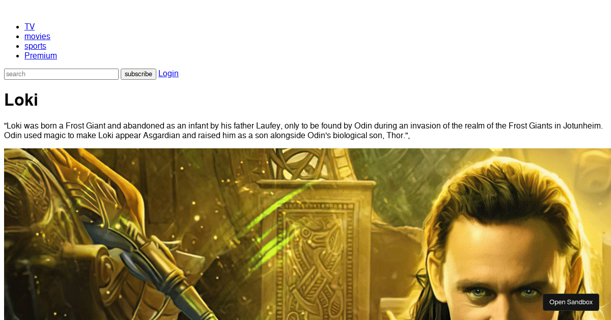 Hotstar_clone - Codesandbox
