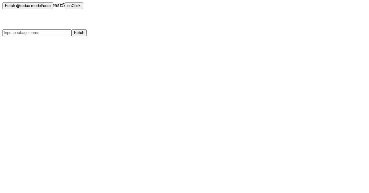 Redux Model React Request Forked Codesandbox