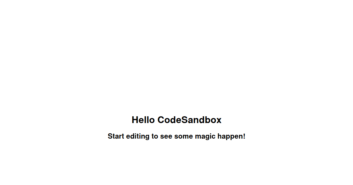billowing-monad-i5myj - Codesandbox