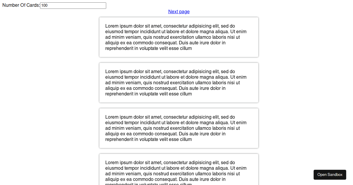 CSSTransition transitions - Codesandbox