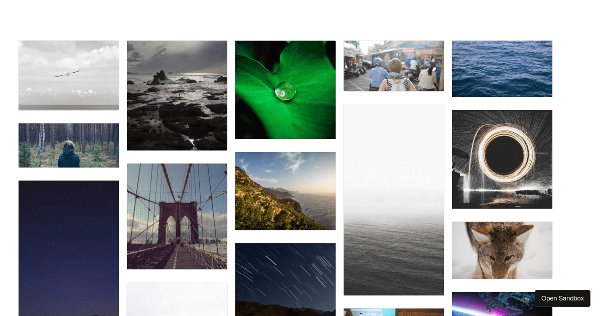 Infinite Ajax Scroll Masonry Codesandbox