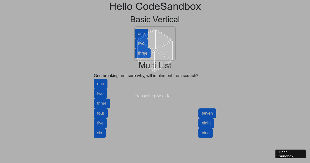 React Roving Tabindex Test Codesandbox