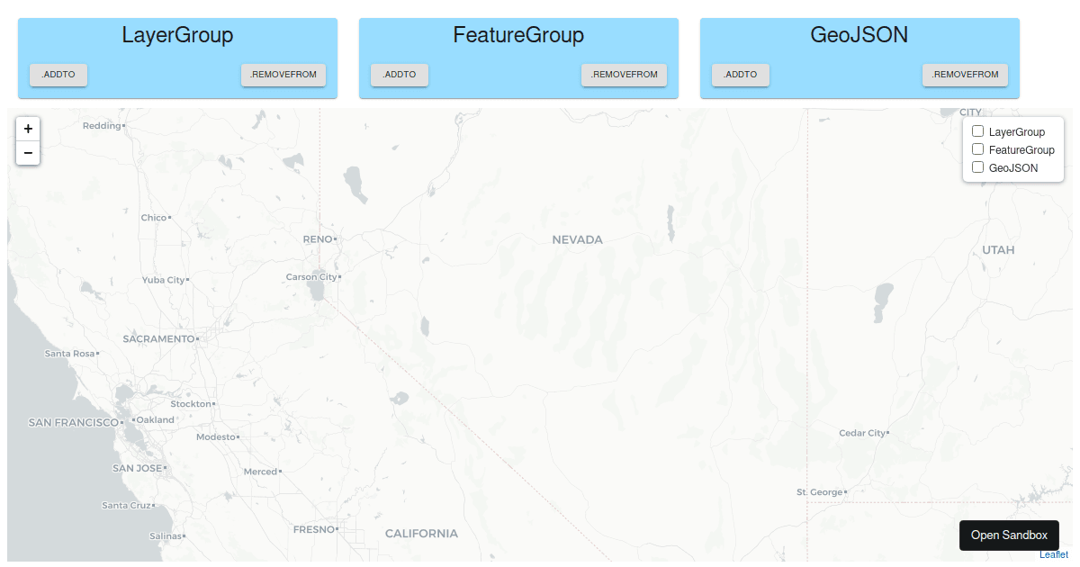 Leaflet Example - Codesandbox
