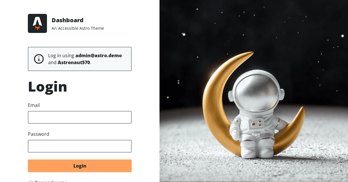 astro-dashboard - Codesandbox