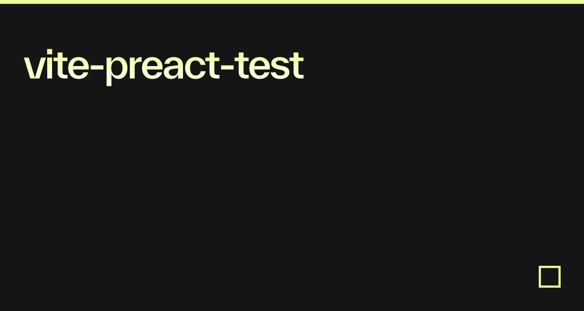 vite-preact-test - Codesandbox
