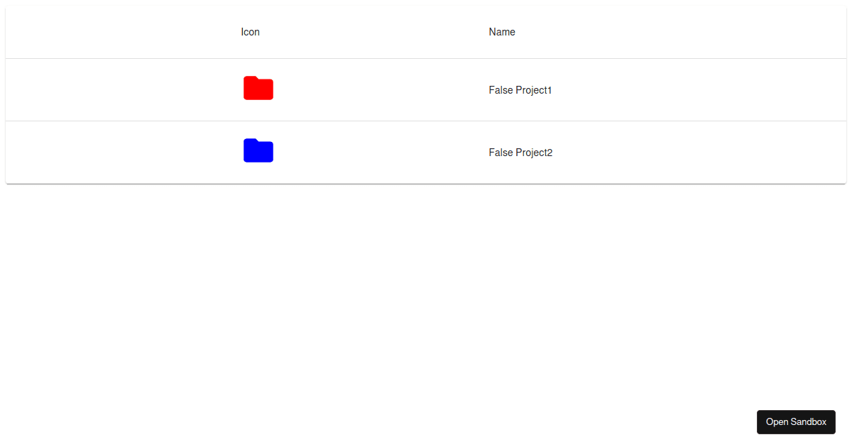 Hover Table Row Checkbox Fix Codesandbox