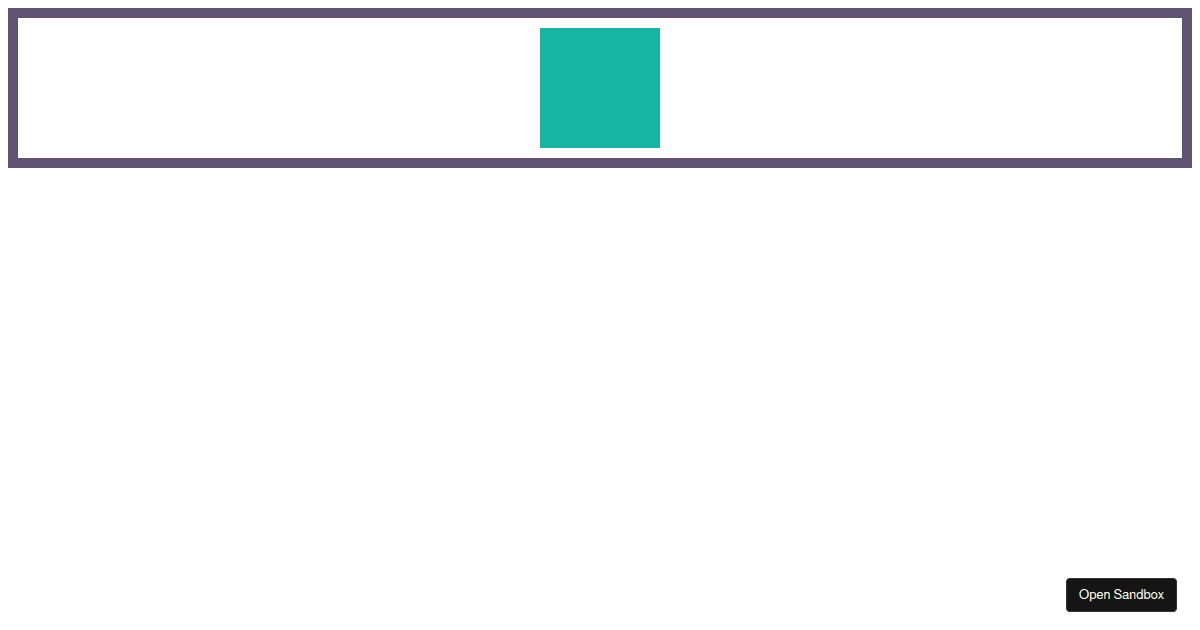 Центрирование display: flex - Codesandbox