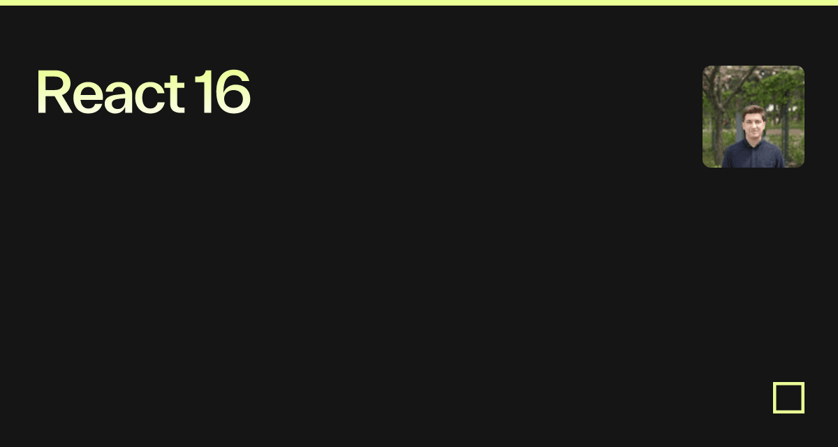 React 16 - Codesandbox