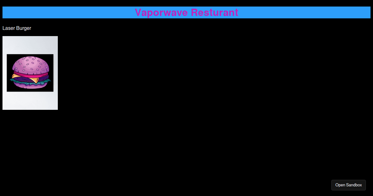 vaporwave - Codesandbox