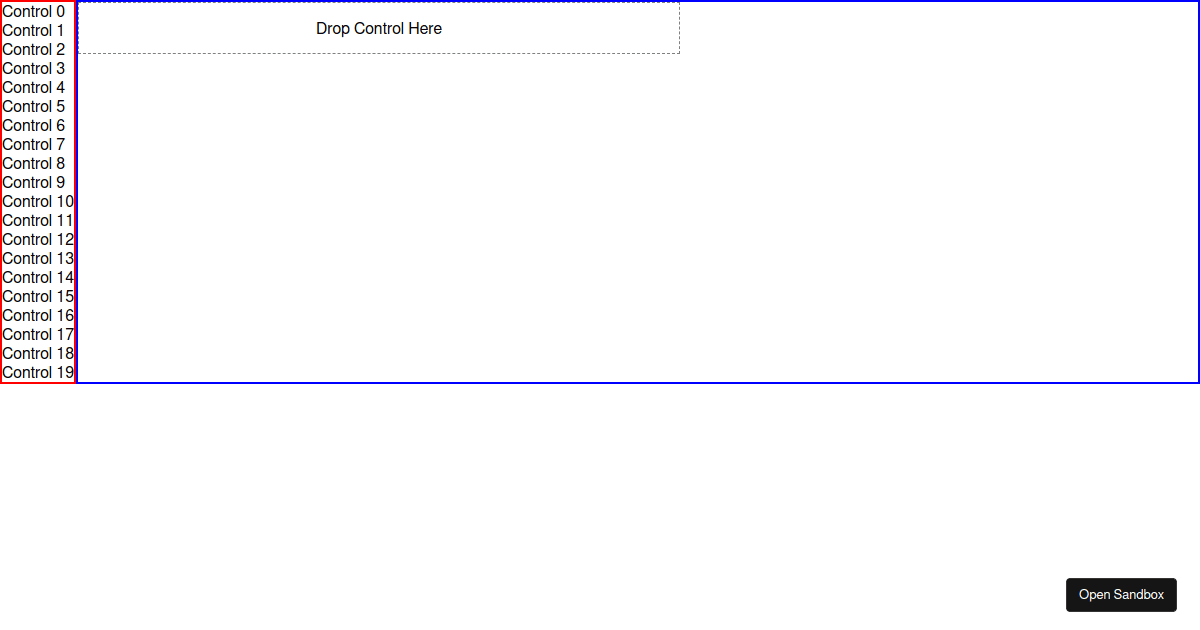 Drag and Drop with Reordering test - Codesandbox