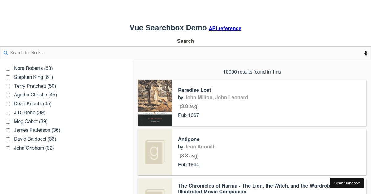vue-searchbox-example-with-predictive-suggestions - Codesandbox