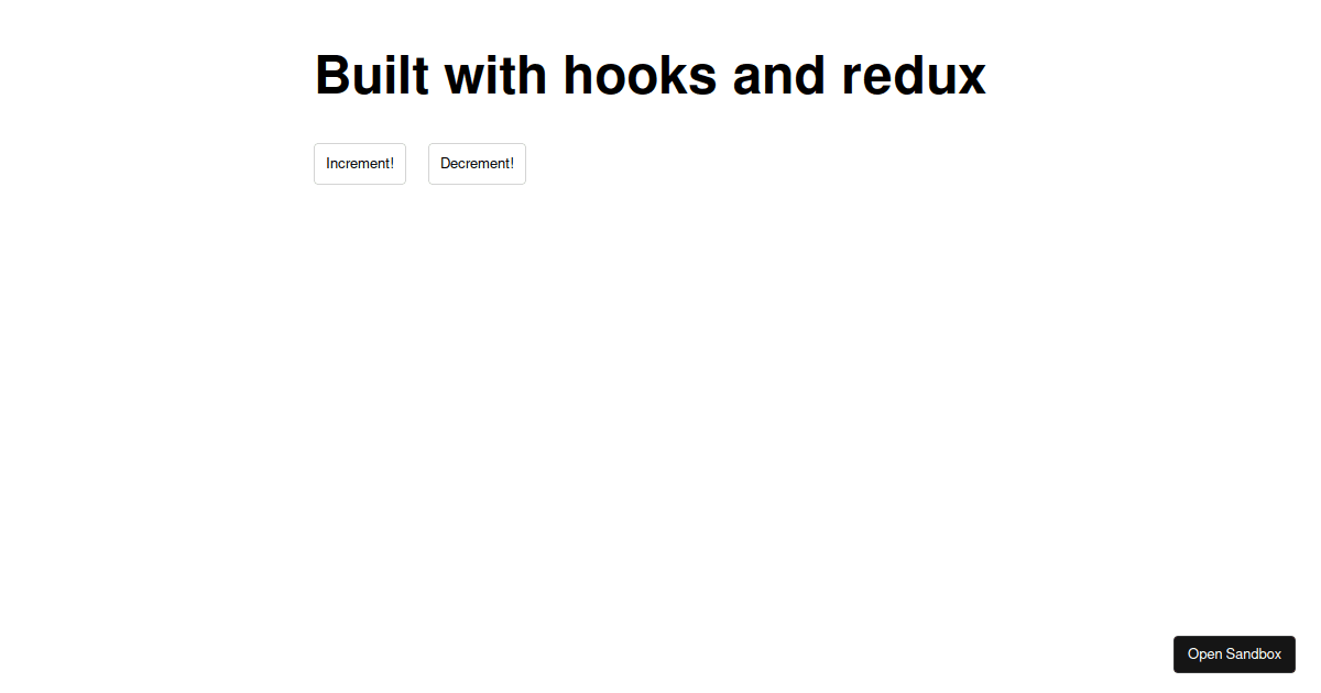Increment And Decrement Using React Props And State Codesandbox