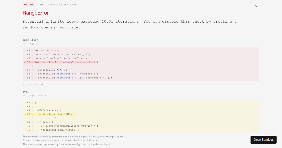 squares-game - Codesandbox