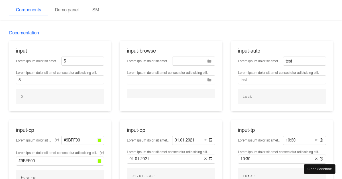 panel-ui (forked) - Codesandbox