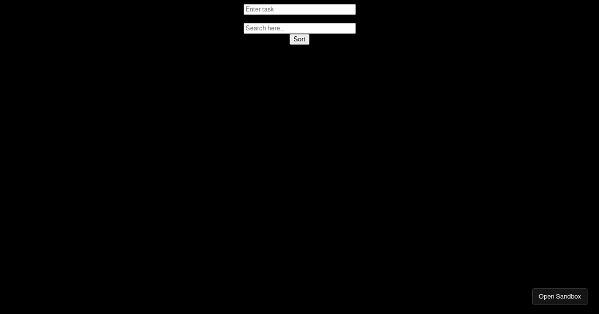 React Challenge 10 - Codesandbox