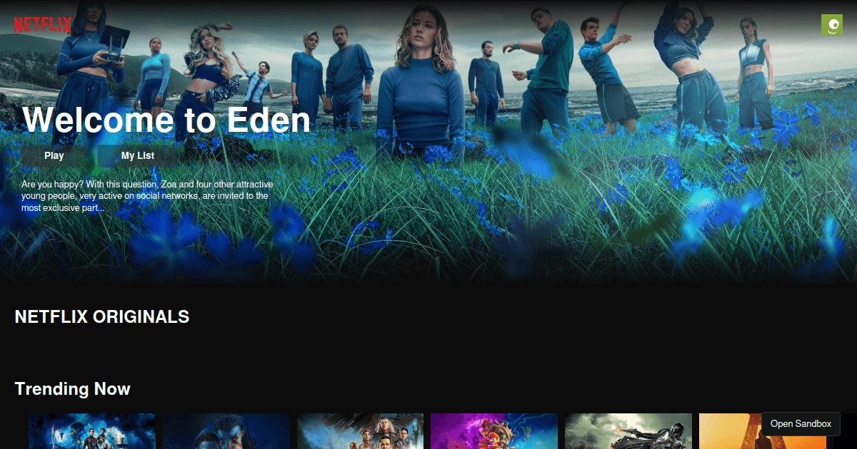 johannamag/react-netflix-clone - Codesandbox