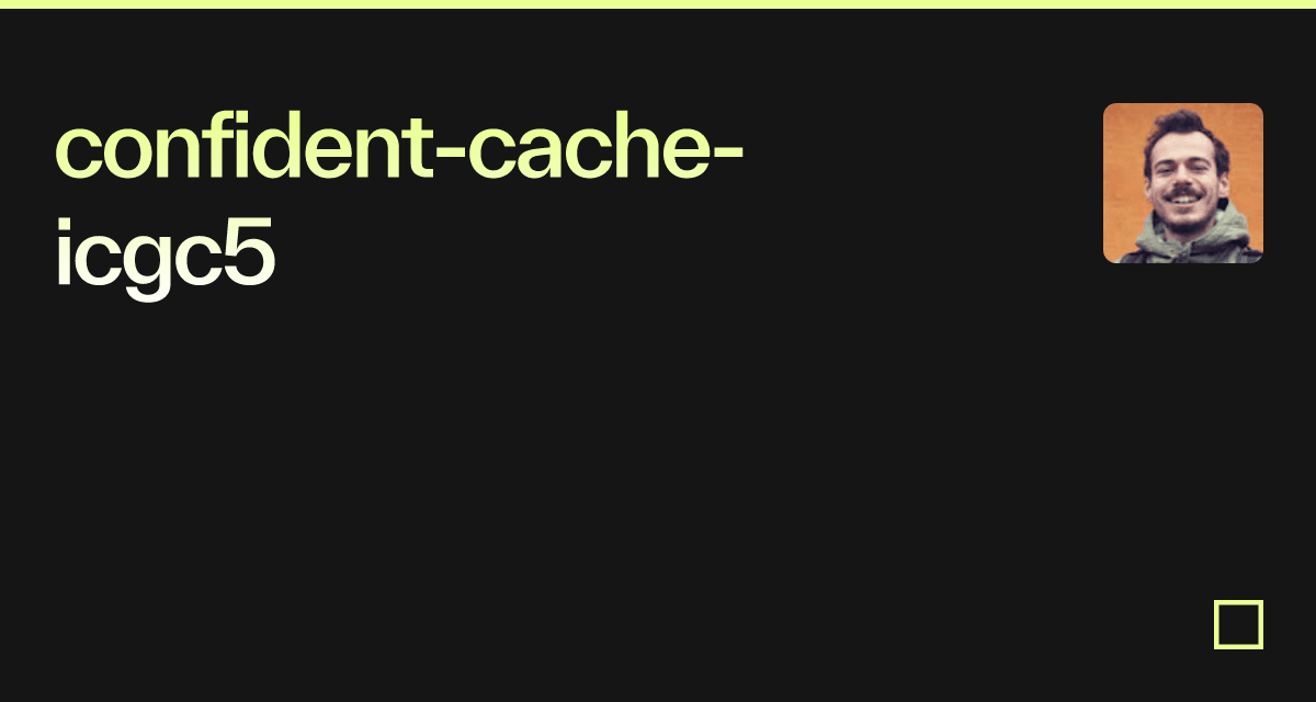 confident-cache-icgc5 - Codesandbox
