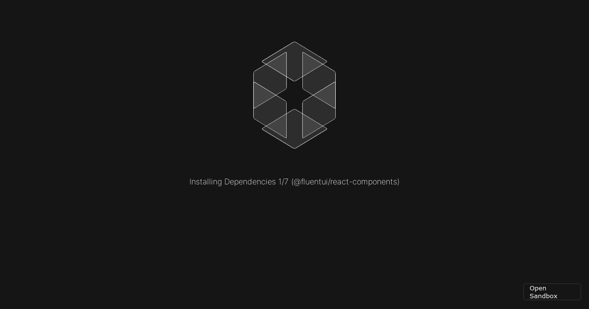 @fluentui/react-components 9 starter - Codesandbox