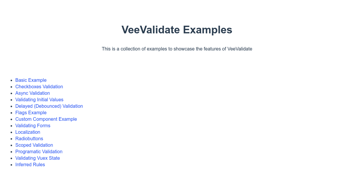 veevalidate-examples - Codesandbox