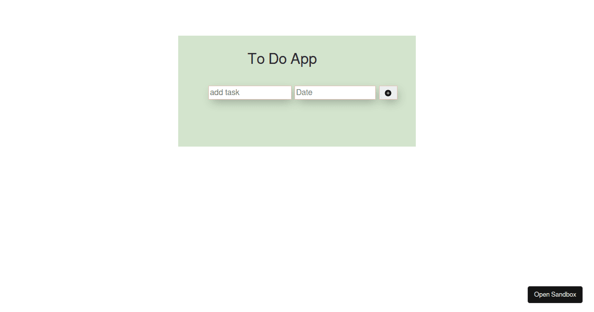 to-do-app - Codesandbox