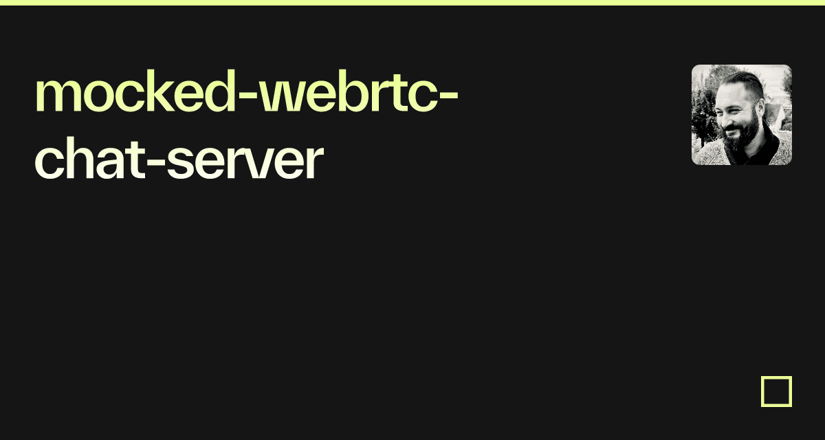 mocked-webrtc-chat-server - Codesandbox mocked-webrtc-chat-server - Codesandbox