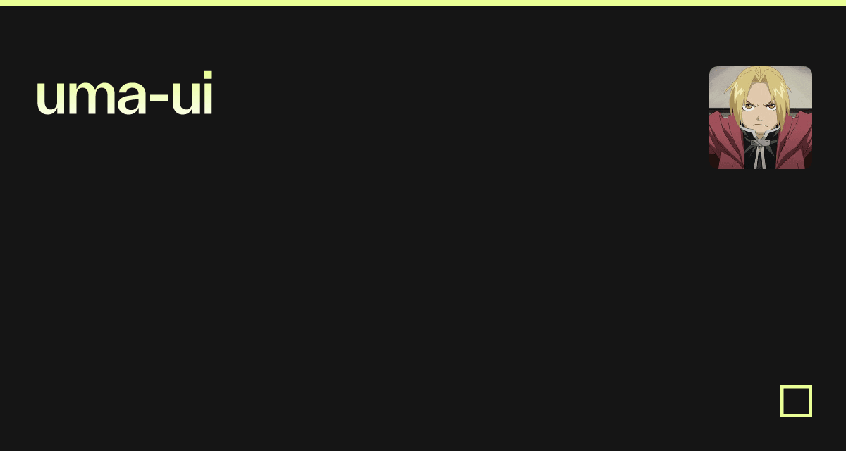 uma-ui - Codesandbox