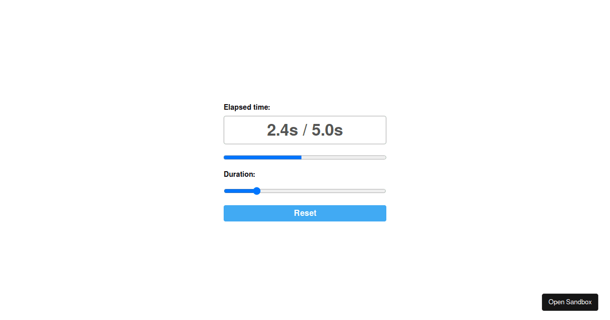 7guis-timer - Codesandbox