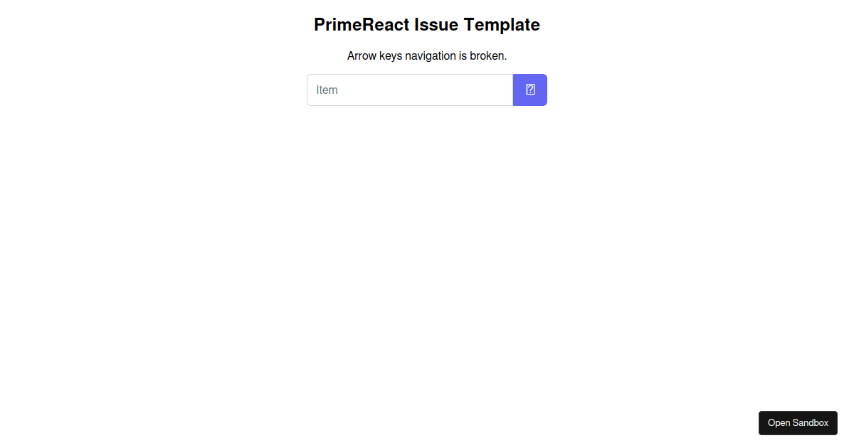 PrimeReact-test (forked) - Codesandbox