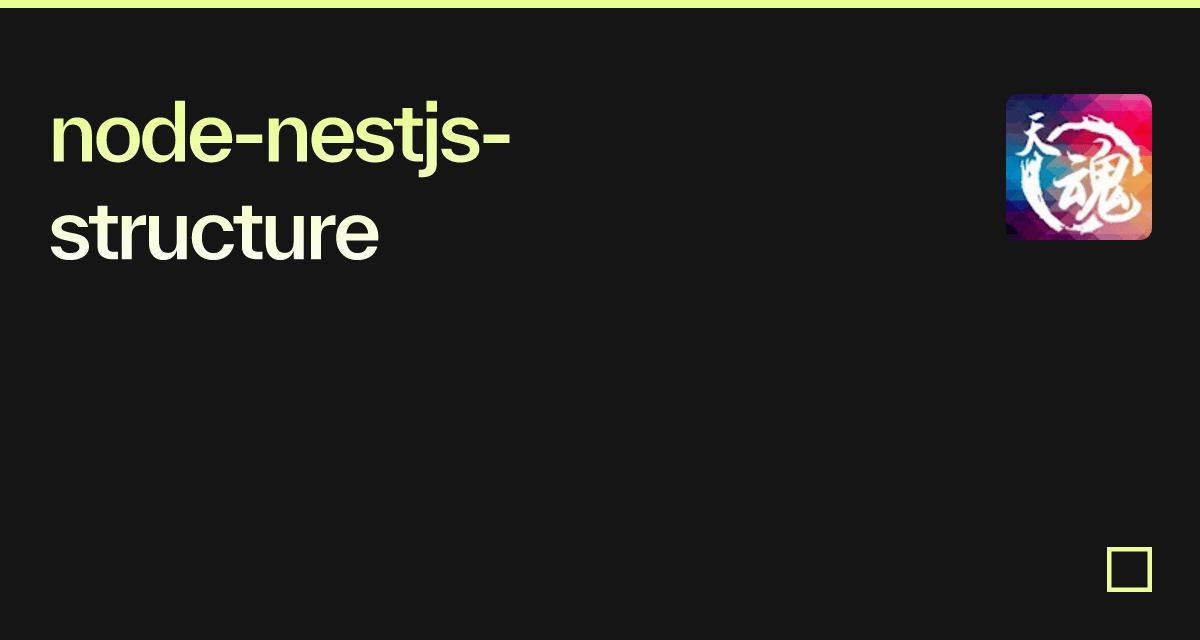Node Nestjs Structure Codesandbox