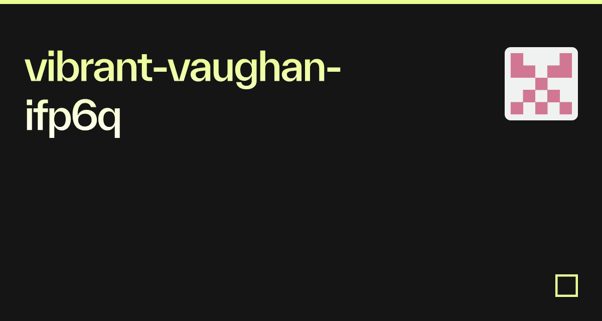 vibrant-vaughan-ifp6q - Codesandbox