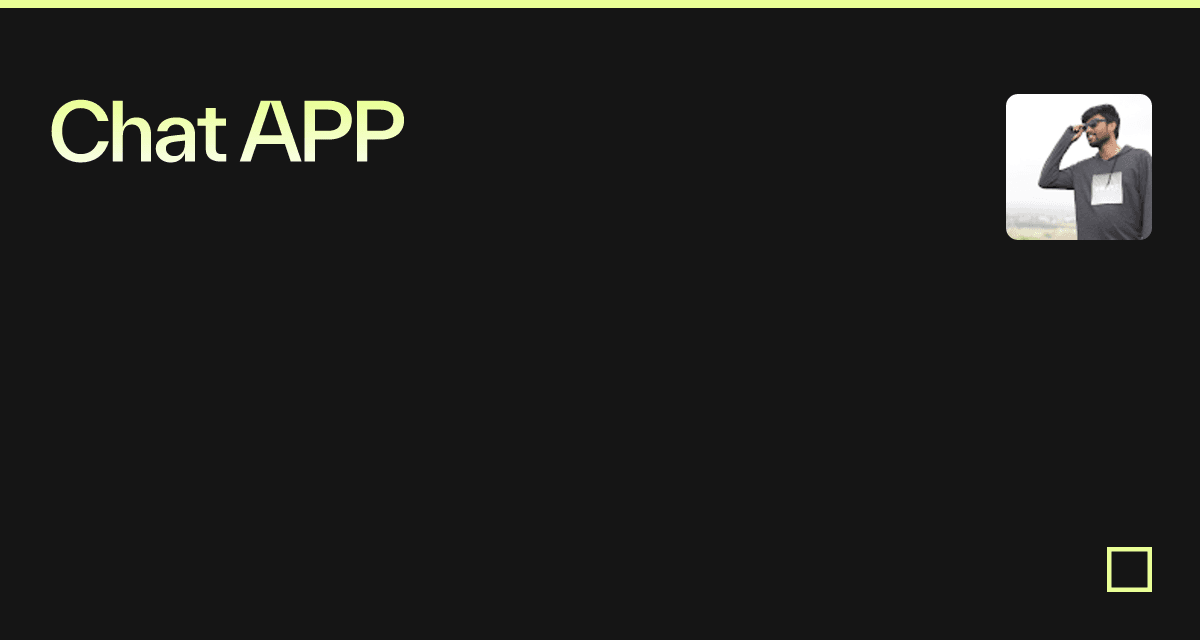 Chat APP - Codesandbox