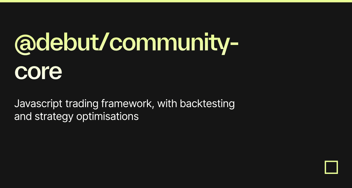 @debut/community-core - Codesandbox