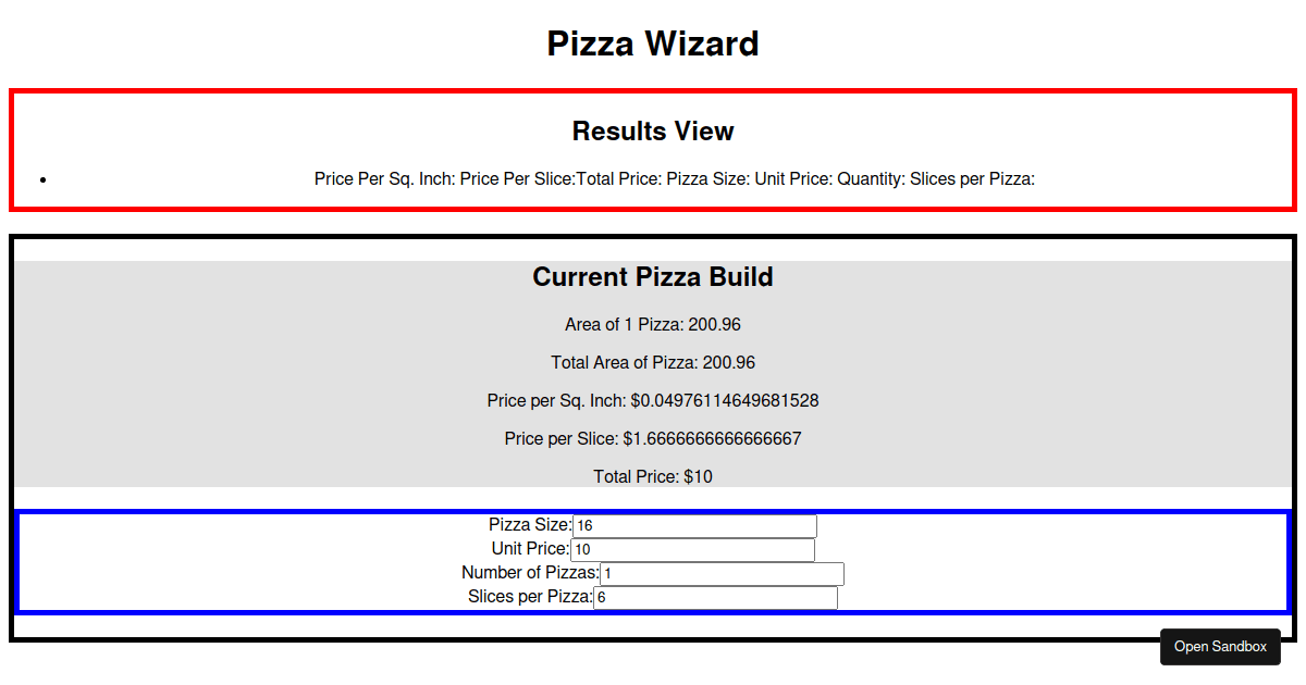 pizza-wizard - Codesandbox