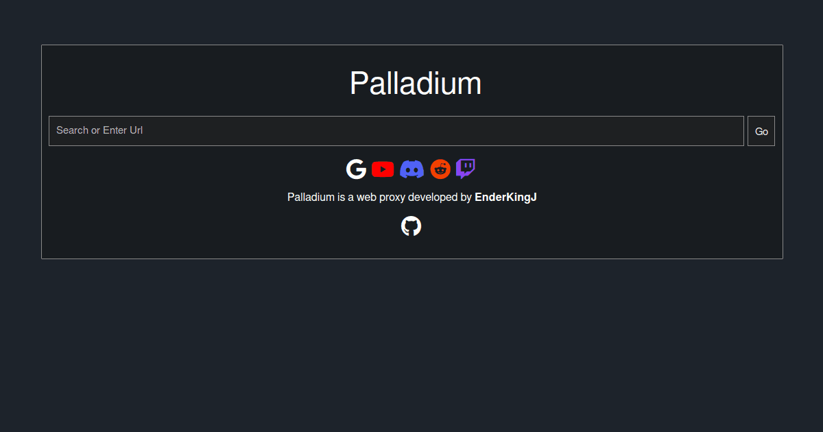 palladiumub - Codesandbox