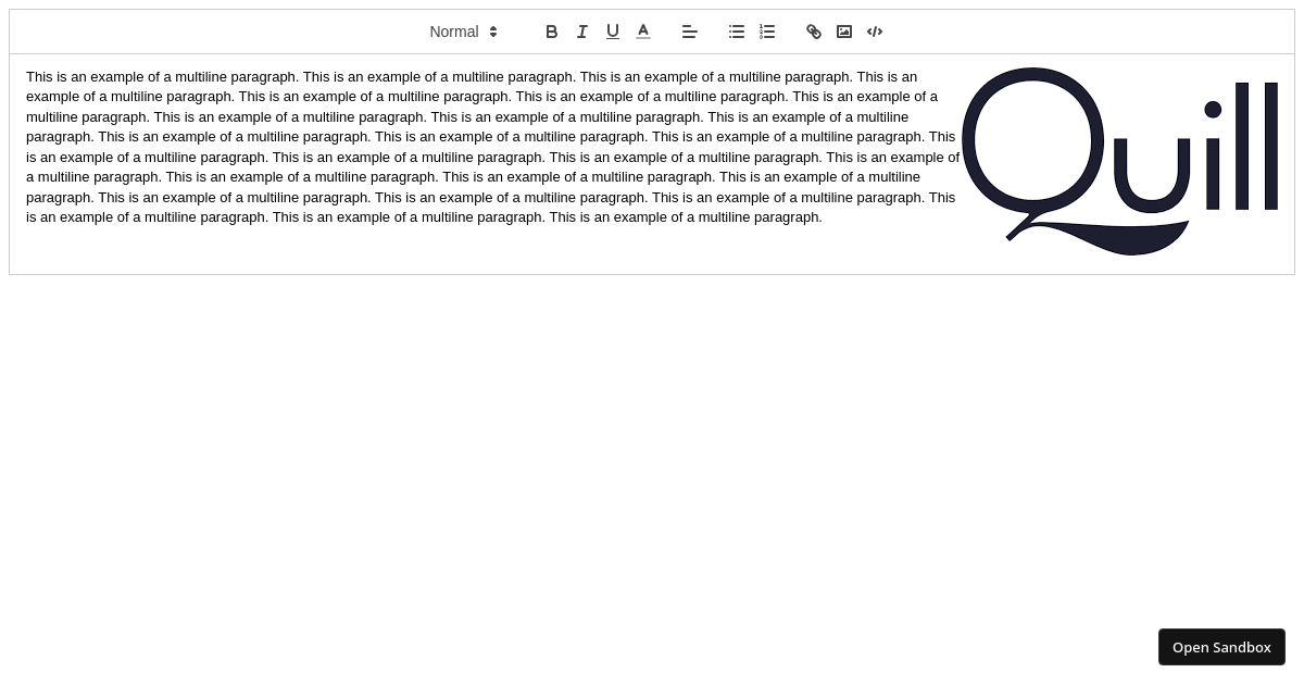 quill-sandbox (forked) - Codesandbox