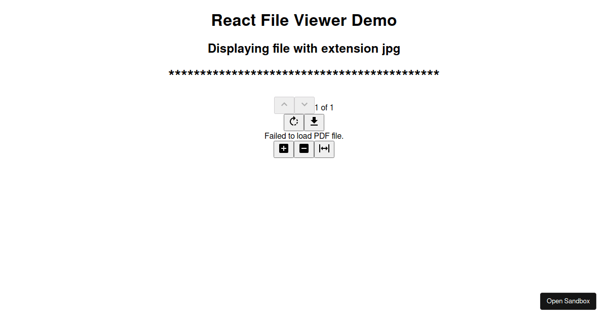 React File Viewer Testing Phase 2 Forked Codesandbox
