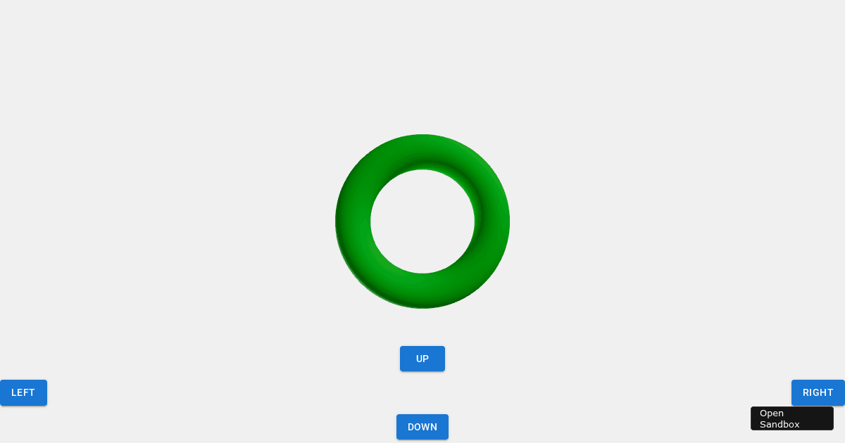 React Three Fiber Practice08 Torus - Codesandbox