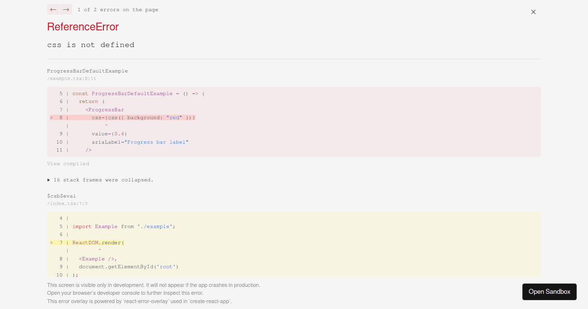 progress-bar-default (forked) - Codesandbox progress-bar-default (forked) - Codesandbox