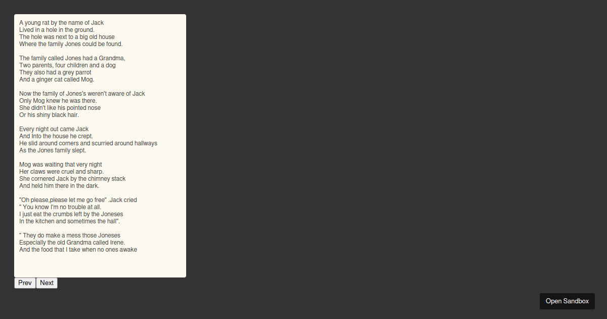 react-text-pagination - Codesandbox