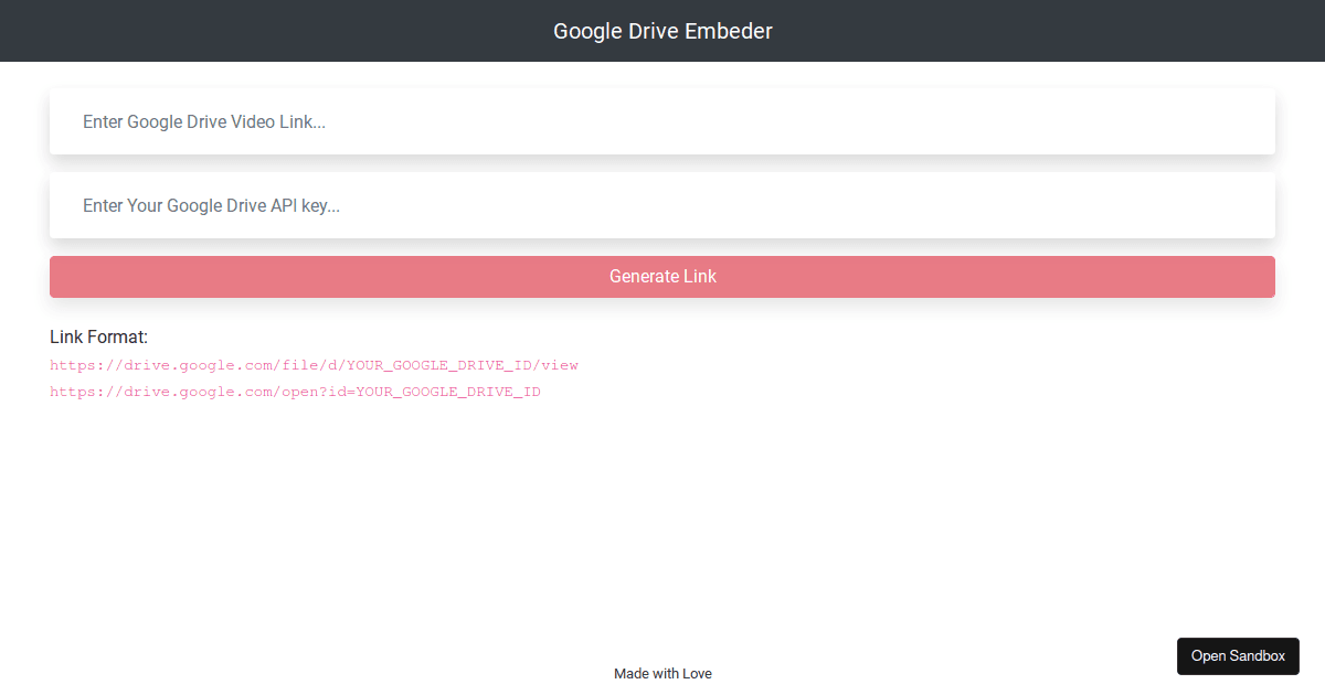 google-drive-embeder-02 - Codesandbox