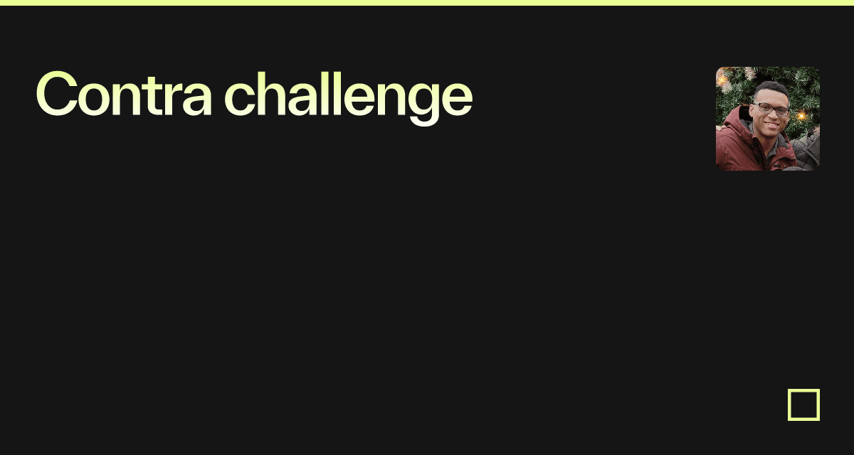Contra challenge - Codesandbox