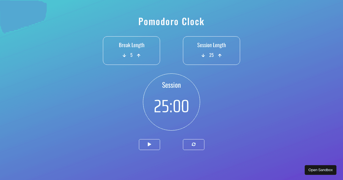 pomodoro-clock - Codesandbox