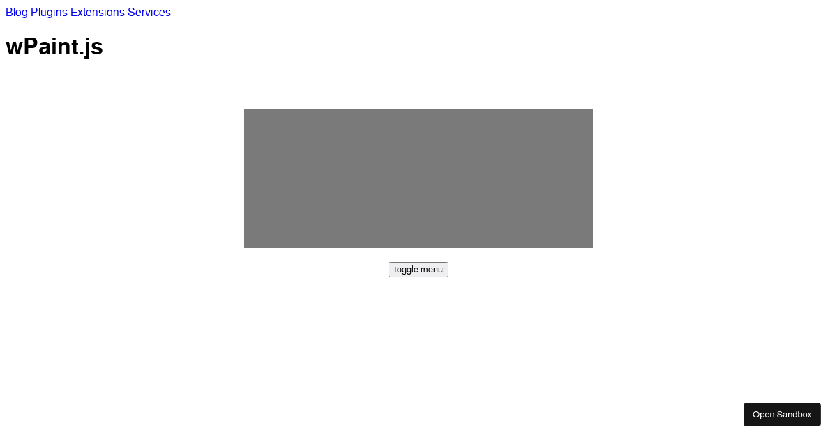 wPaint jQuery Paint Plugin - Codesandbox