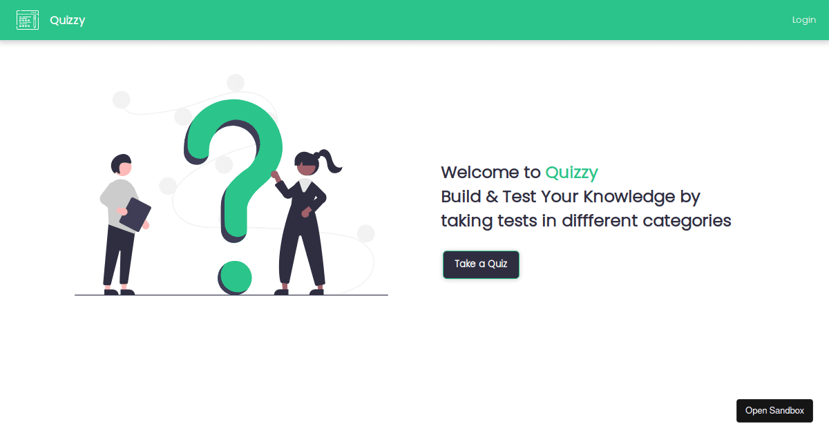 Quiz Typescript Codesandbox