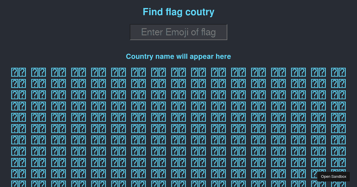 find-flag-country - Codesandbox