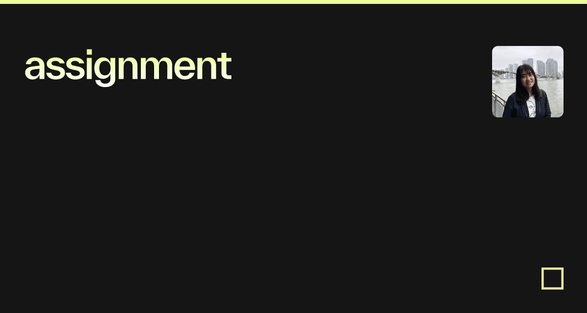 assignment - Codesandbox